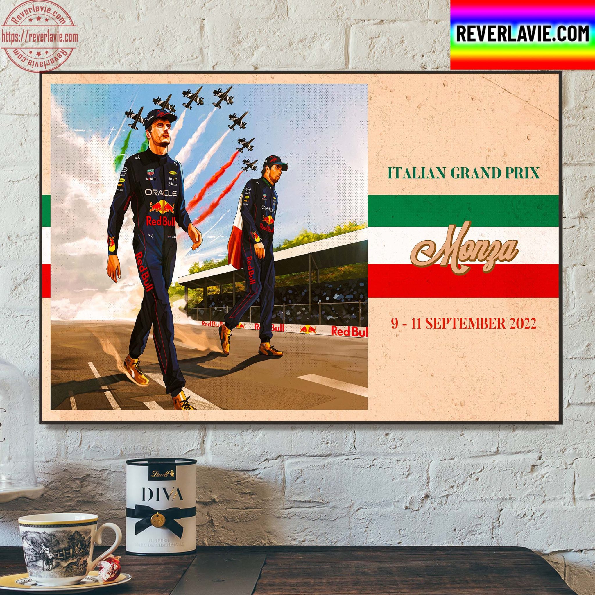 Oracle Red Bull Racing Ciao Monza At The Italian GP Home Decor Poster ...