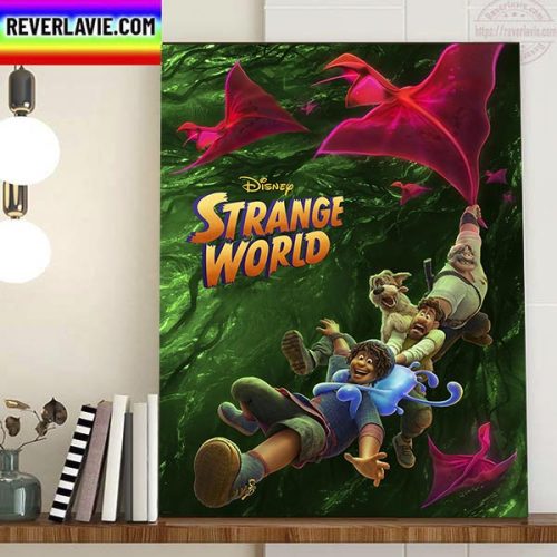 Strange World New Official Poster Of Disney Home Decor Poster Canvas ...