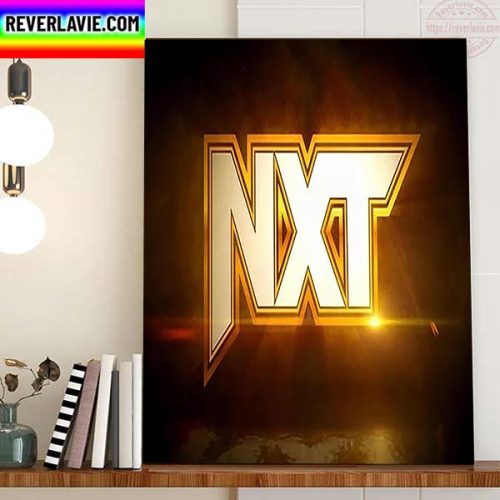 WWE New NXT Logo Black And Gold Home Decor Poster Canvas - REVER LAVIE