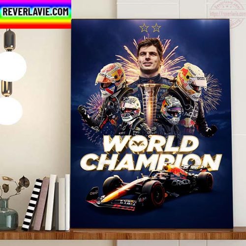 Max Verstappen Is Back To Back F1 Champion Home Docor Poster Canvas ...