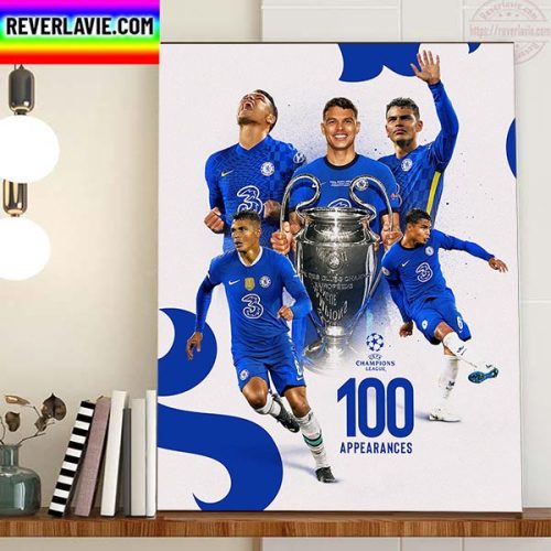 Thiago Silva 100 Appearances UEFA Champions League With Chelsea FC Home ...