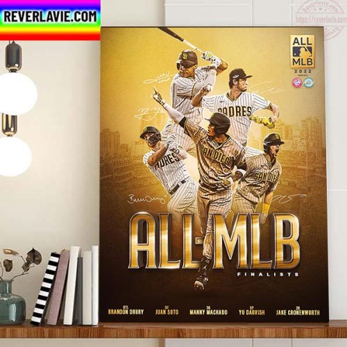 San Diego Padres 2022 All MLB Finalists Home Decor Poster Canvas ...