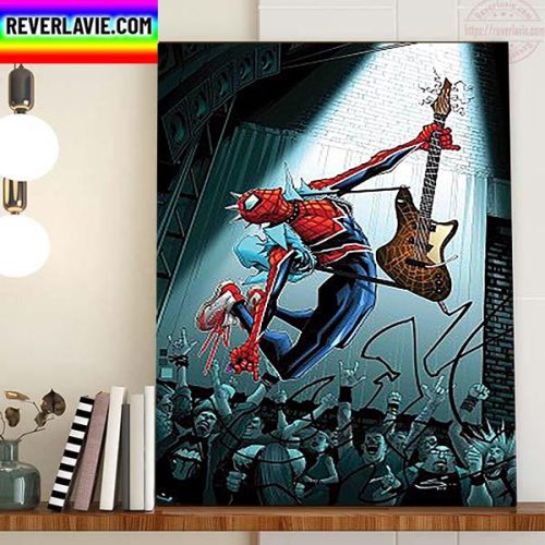 Spider Punk Across The Spider Verse Home Decor Poster Canvas - REVER LAVIE