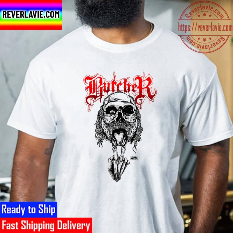 All Elite Wrestling AEW The Butcher Skull Unisex T-Shirt - REVER LAVIE