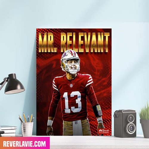 San Francisco 49ers Brock Purdy Let's Make History Go Niners Poster ...