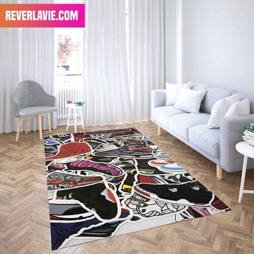 Air Jordan 1 x Nike Air Force 1 Home Decor Sneaker Rug - REVER LAVIE