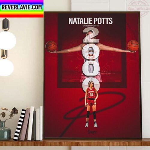 Natalie Potts 2000 Career Points With Nebraska Cornhuskers Womens ...