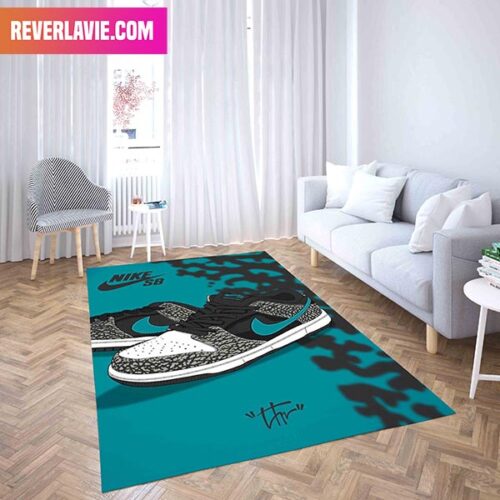 Nike SB Dunk Low Elephant Home Decor Sneaker Rug - REVER LAVIE