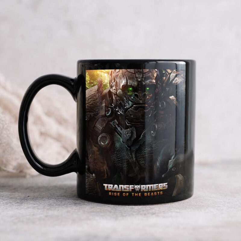 Transformers Rise Of The Beasts Optimus Primal Newest Poster Coffee Mug ...
