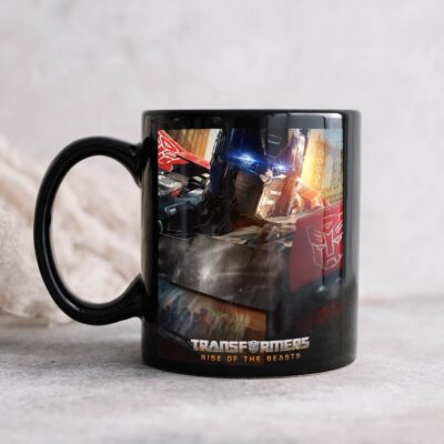 Transformers Rise Of The Beasts Optimus Prime Newest Poster Coffee Mug ...