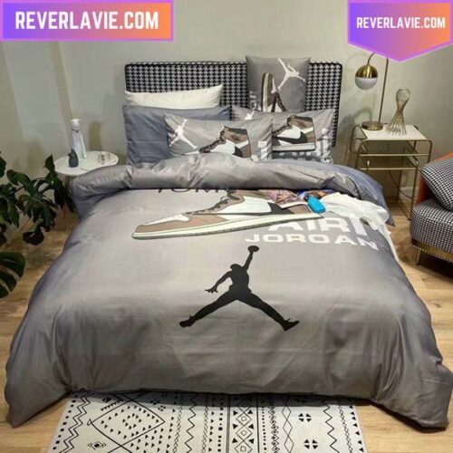 Nike X NBA Logo Luxury Queen Size Bedding Set - REVER LAVIE