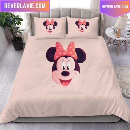 Minnie Mouse X Louis Vuitton King Dior Bedding Set - REVER LAVIE